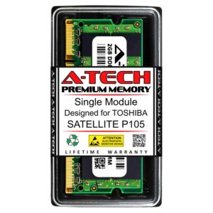 a-tech 2gb ram for toshiba satellite p105 | ddr2 667mhz sodimm pc2-5300 200-pin non-ecc memory upgrade module