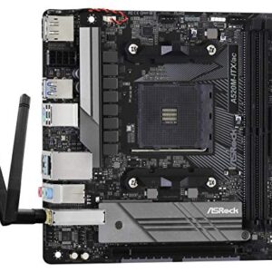 ASRock A520M-ITX/AC Supports 3rd Gen AMD AM4 Ryzen™ / Future AMD Ryzen™ Processors (3000 and 4000 Series Processors) Mini ITX Motherboard