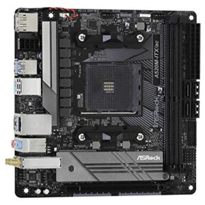 ASRock A520M-ITX/AC Supports 3rd Gen AMD AM4 Ryzen™ / Future AMD Ryzen™ Processors (3000 and 4000 Series Processors) Mini ITX Motherboard