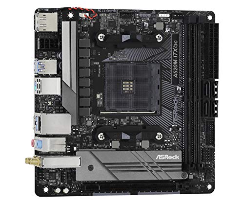 ASRock A520M-ITX/AC Supports 3rd Gen AMD AM4 Ryzen™ / Future AMD Ryzen™ Processors (3000 and 4000 Series Processors) Mini ITX Motherboard