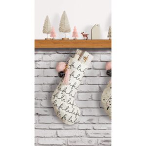 Stephan Baby Wool Felt Keepsake Christmas Stocking, Fa La La