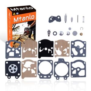 mtanlo carburetor carb repair rebuild kit for walbro k20-wat husqvarna 55 51 455 460 rancher echo poulan pro homelite stihl 026 chainsaw trimmers replacement part