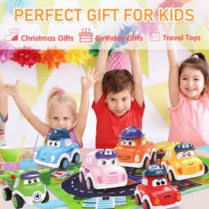 ZMZS Baby Toy Cars for 1 Year Old,Toddler Push and Go Toy Vehicle for 6 to 12 Months,Infant Rattle & Roll Toy Trucks,Preschool Learning Gift for 2 3 Years Old Boys Girls