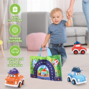 ZMZS Baby Toy Cars for 1 Year Old,Toddler Push and Go Toy Vehicle for 6 to 12 Months,Infant Rattle & Roll Toy Trucks,Preschool Learning Gift for 2 3 Years Old Boys Girls