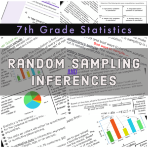 statistics: random sampling and inferences with google form distance learning