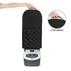 Luxja Blender Cover Compatible with Ninja Foodi, Cover for Ninja Foodi Blender, Black(quilted)