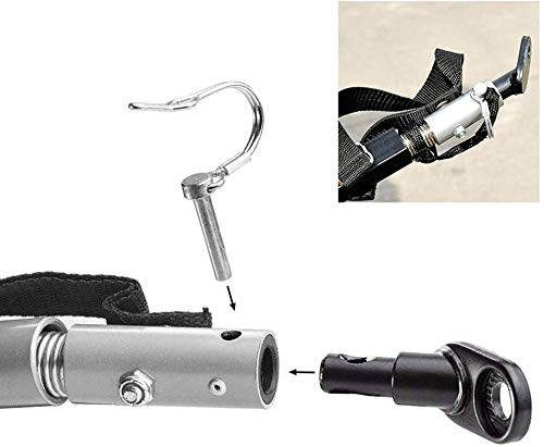 Bike Trailer Hitch Coupler Cycling Adapter Accessories Rear Rack Axle Carrier Mount Hitch Attachment for Kids Pets Trailer Cargo