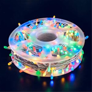 hopolon 328ft 800led christmas string lights outdoor, upgraded super bright v8 led string lights outdoor, 8 modes romantic fairy lights for home wedding patio garden tree party decor(multicolor)