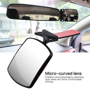 Rear View Mirror for Kids, MoreChioce Adjustable Car Rearview Mirror Rear Seat Self Adhesive Rear View Mirror Accessories Car Mirror Child