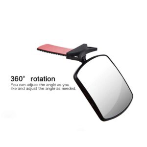 Rear View Mirror for Kids, MoreChioce Adjustable Car Rearview Mirror Rear Seat Self Adhesive Rear View Mirror Accessories Car Mirror Child