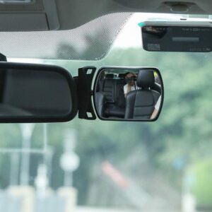 Rear View Mirror for Kids, MoreChioce Adjustable Car Rearview Mirror Rear Seat Self Adhesive Rear View Mirror Accessories Car Mirror Child