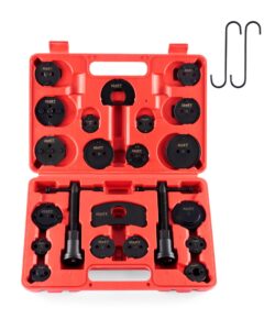 orion motor tech disc brake pad and caliper service tool kit | professional disc brake caliper compression tool kit | universal disc brake caliper and piston wind back tool set with case