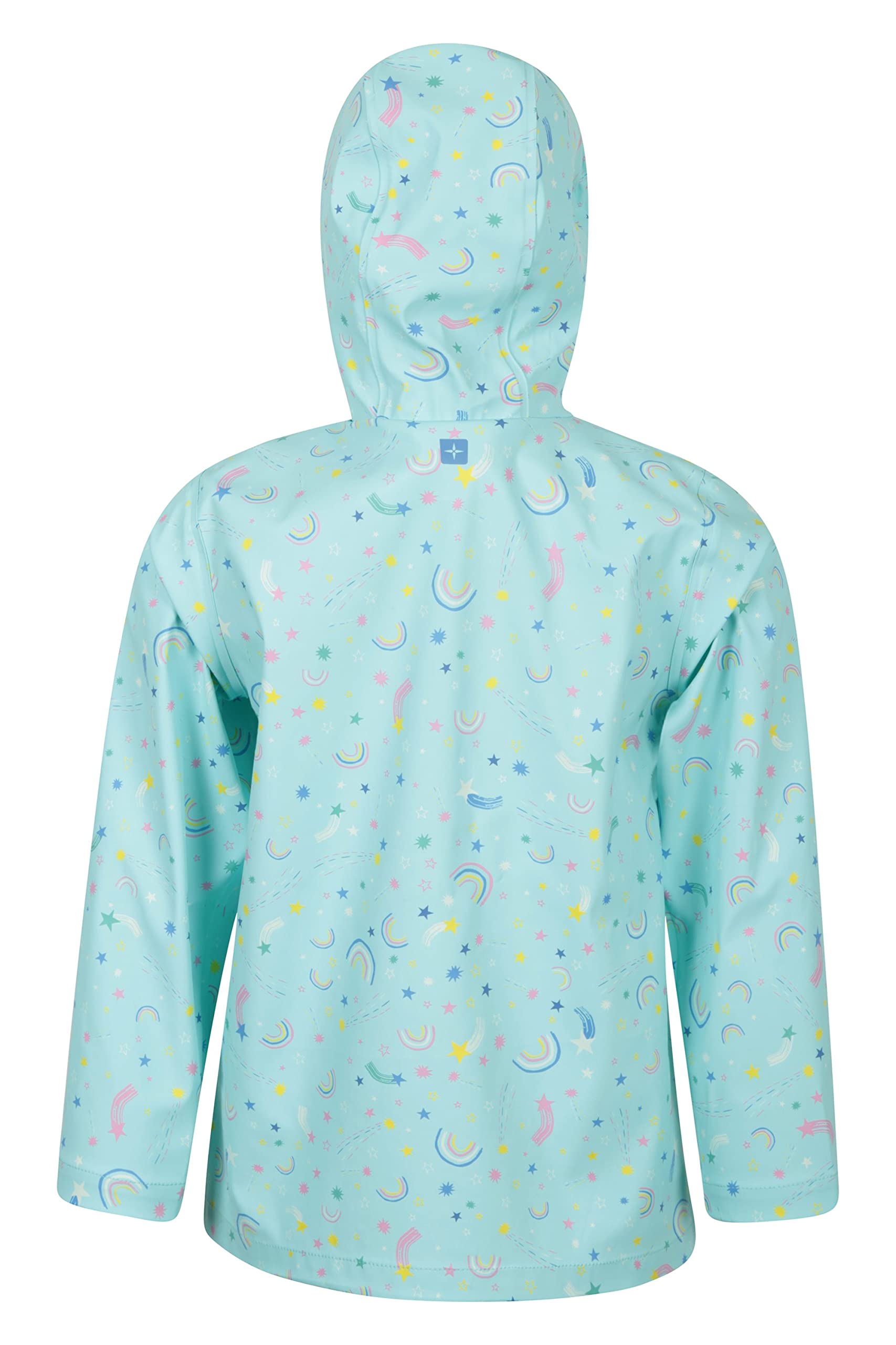 Mountain Warehouse Kids Raindrop Waterproof Rain Jacket & Pants Set Teal 3T-4T