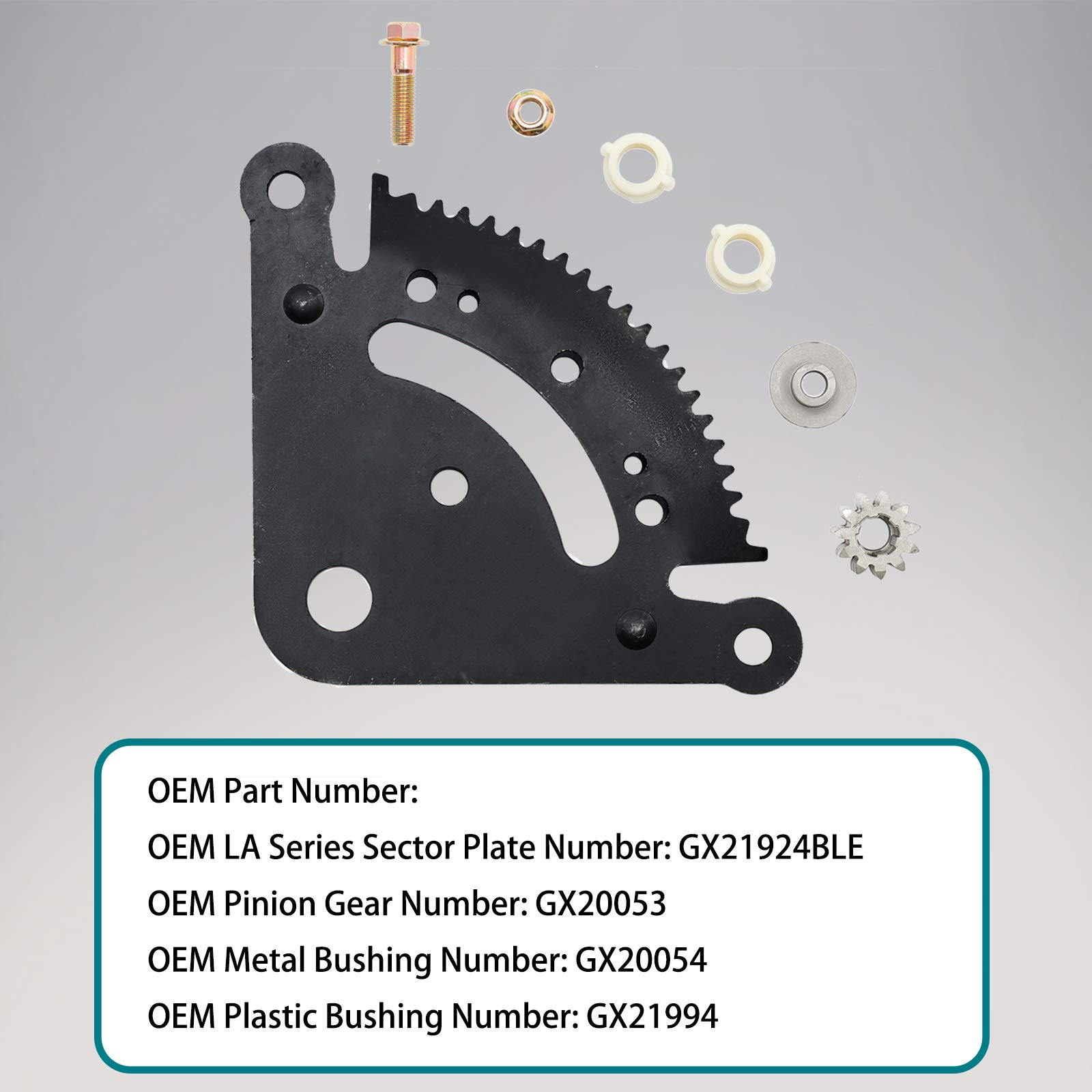 HQPASFY Steering Sector Pinion Gear Rebuild Kit Compatible with John Deere D Series Lawn Tractors Replaces# GX21924BLE, GX20053, GX20054, GX21994