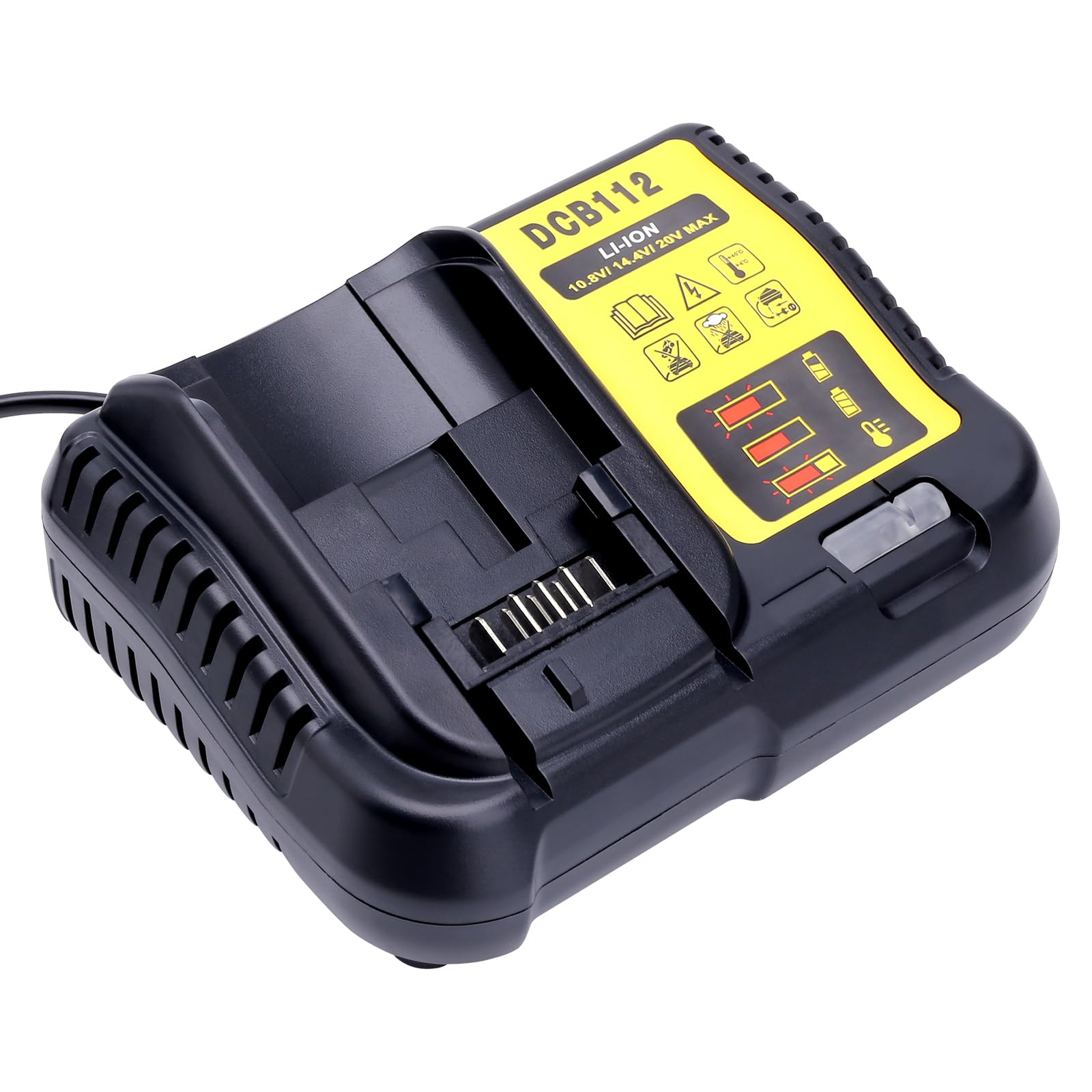 Yongcell 12V-20V and 60V MAX Battery Charger Replacement for Charger DCB112 DCB115 DCB118 DCB107 Compatible with 20V 60V MAX Lithium Battery DCB206 DCB120