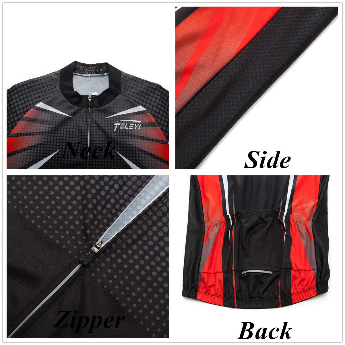 Men's Cycling Jersey Set, Summer Boys Bib Shorts Suits Mountain Bike Cycling Clothing Set Biking Riding Jerseys Breathable