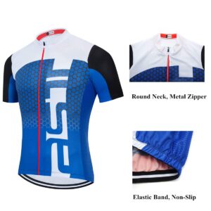 Men's Cycling Jersey Set, Summer Boys Bib Shorts Suits Mountain Bike Cycling Clothing Set Biking Riding Jerseys Breathable