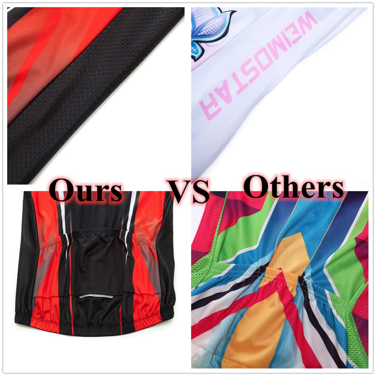 Cycling Jersey Men, Summer Short Sleeved Bike Shirts Bicycle Tops Breathable Biking Jerseys