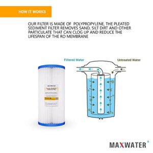 8 pack R50-BBSA Compatible Heavy Duty 10" x 4.5" Water Cartridge HD-950 Filters Packs (50 micron) compatible with 10" BB Whole House Systems