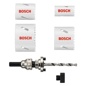 bosch hbslkit 7 pc. spinlock universal hole saw kit