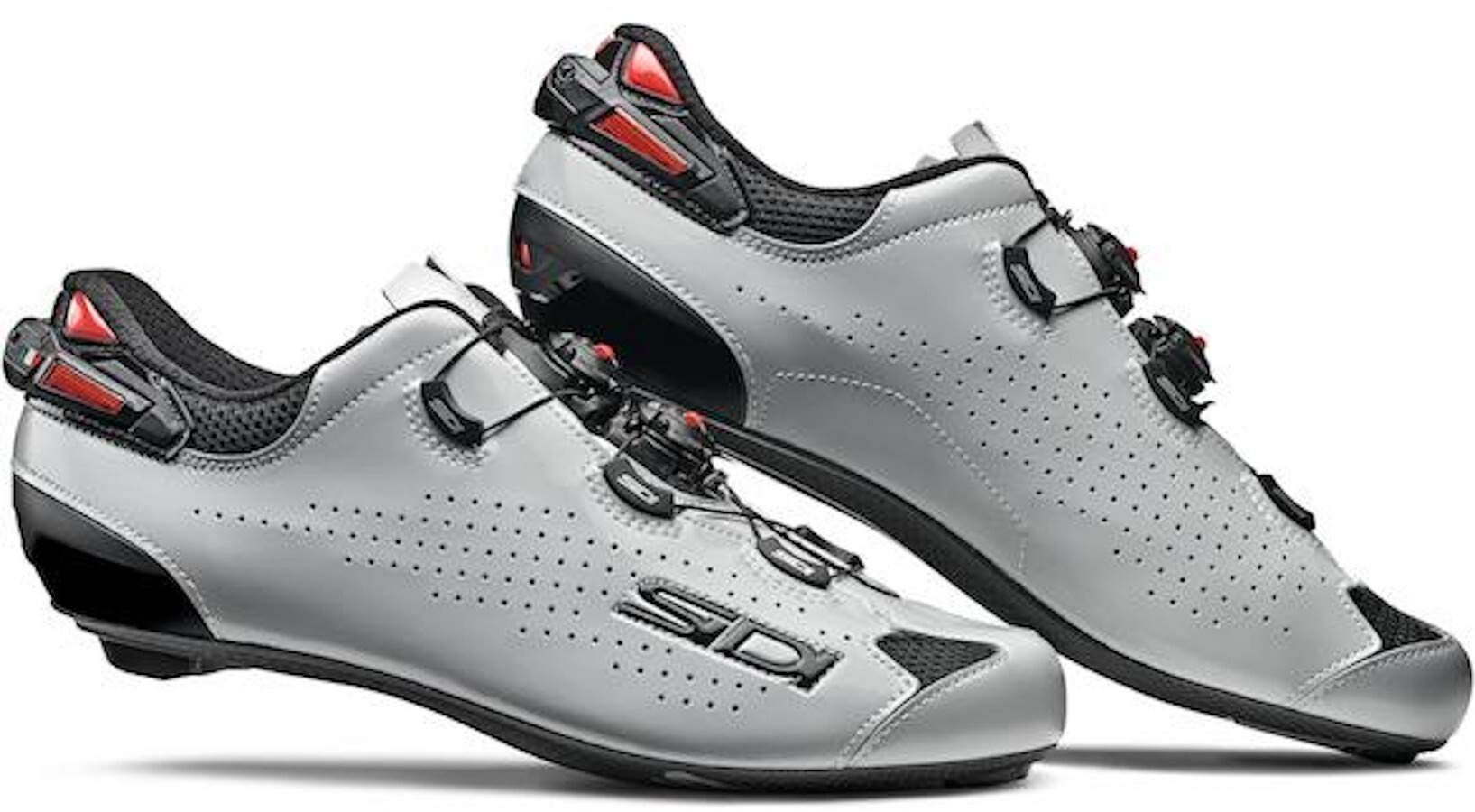 Sidi Shot 2 Road Bike Shoes GLOSS-GREY-BLK 41.5