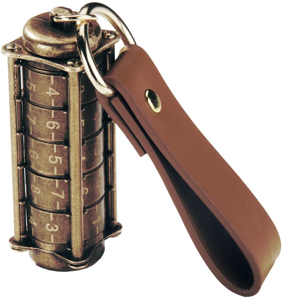 Cryptex USB Flash Drive, Antique Gold, 64 GB