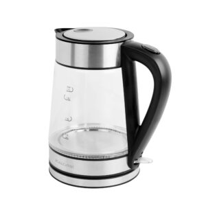 Kalorik 1.7L Rapid Boil Electric Kettle with Blue LED, in Stainless Steel (JK 46670 SS)