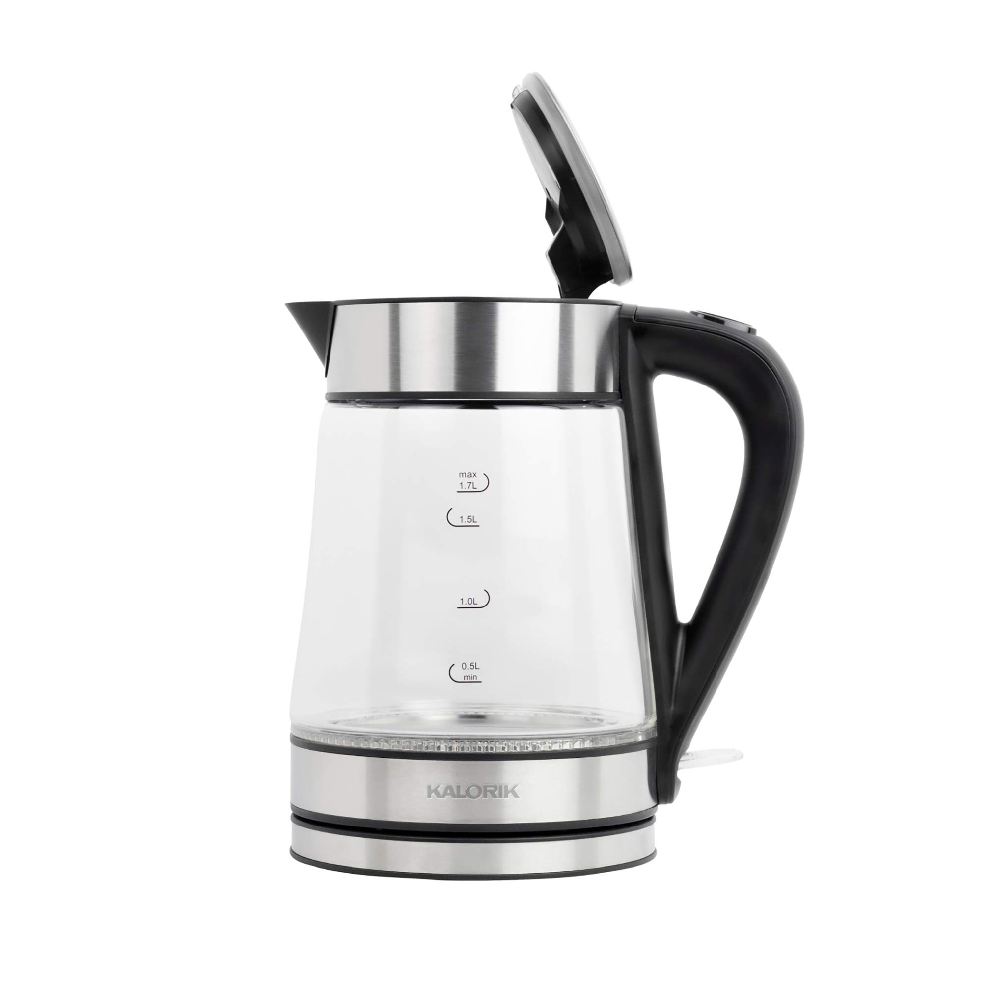 Kalorik 1.7L Rapid Boil Electric Kettle with Blue LED, in Stainless Steel (JK 46670 SS)