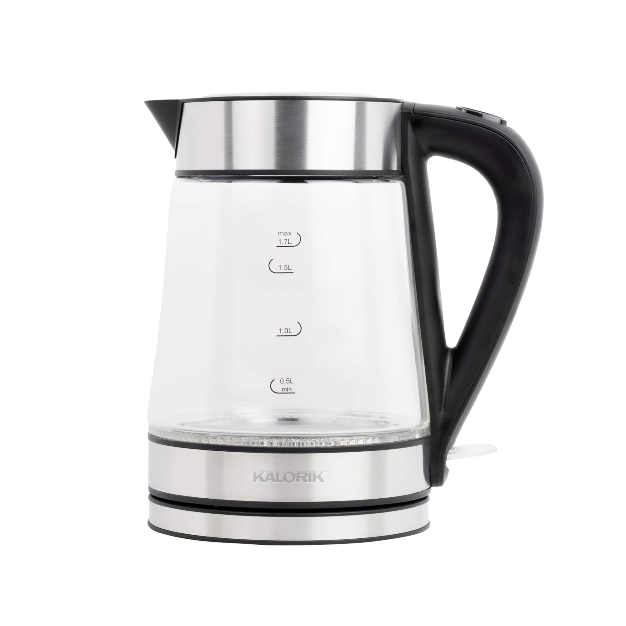 Kalorik 1.7L Rapid Boil Electric Kettle with Blue LED, in Stainless Steel (JK 46670 SS)