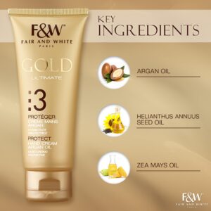 FAIR & WHITE Gold Cream 4.4 Fl oz / 125 ml, Formulated to Remove Stretch Marks with Shea Butter and Glycerin