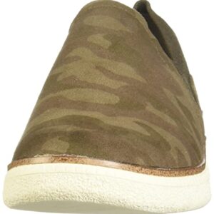 Dr. Scholl's Shoes Women's Seeing Stars Sneaker, Olive Camo, 10