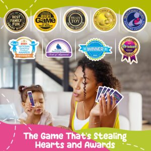 Stack The Scoops Ice Cream Card Game - Irresistible Kids Card Games - Color Matching Games - Fun Family Games to Practice Addition and Multiplication - Travel Card Games