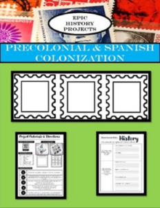 mexican-american studies: precolonial & colonization - stamp project