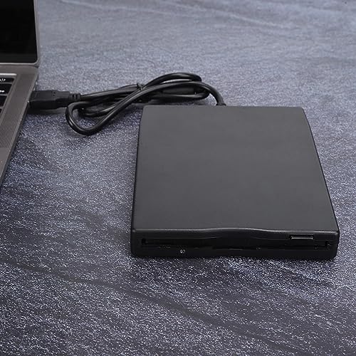 Tangxi 3.5 Floppy Disk Reader, Portable 3.5 USB External Floppy Drive External Removable 3.5-Inch PC Floppy Drive Card Reader for Windows