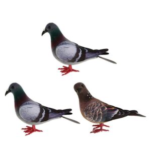 mntt foam mini artificial birds home decoration garden ornaments simulation wedding artificial imitation animal fake pigeon.