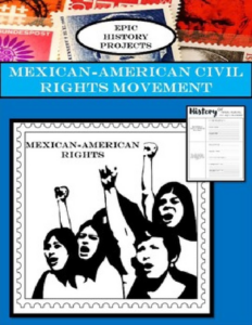 mexican-american studies: civil rights movement - stamp projects