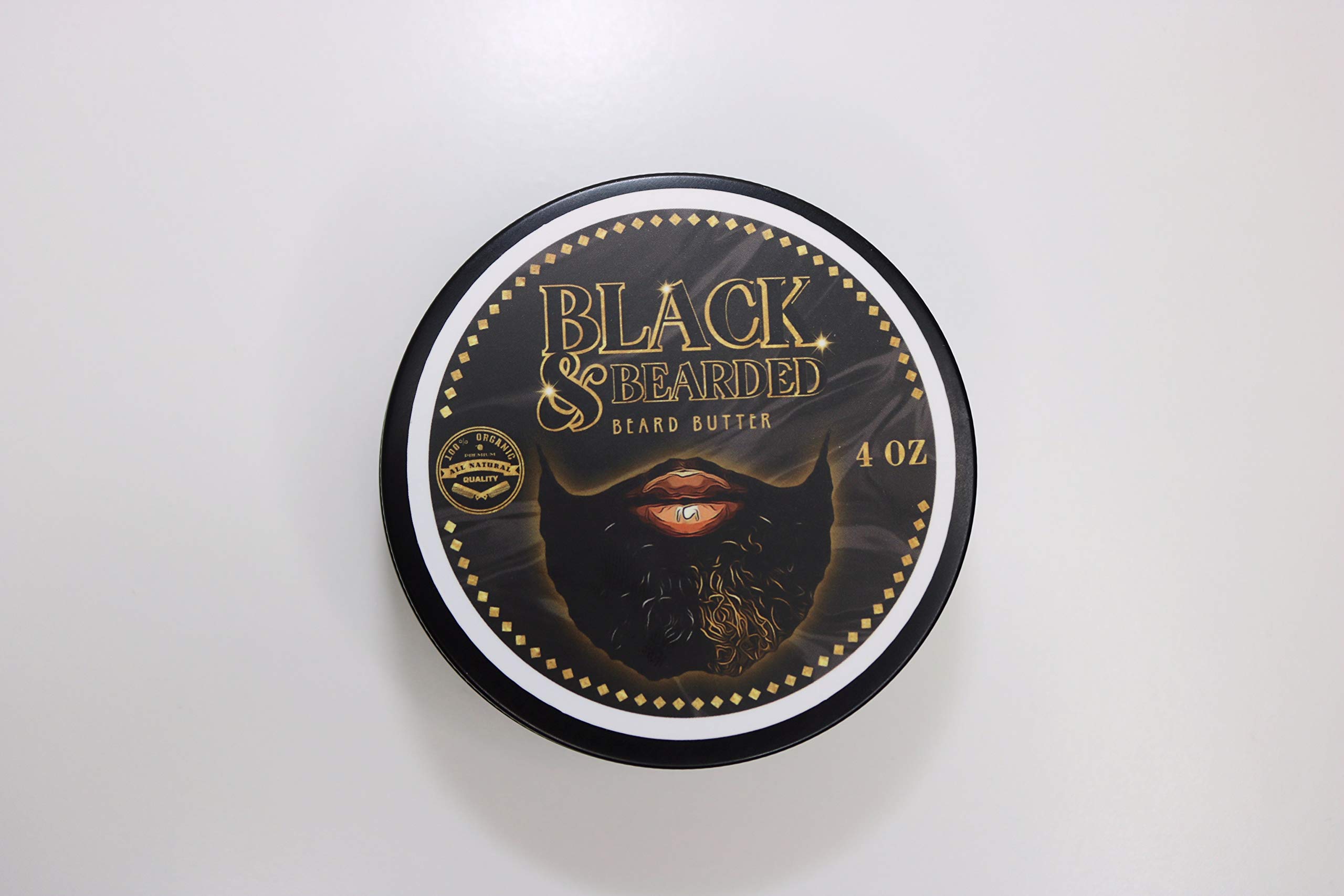 Black & Bearded Beard Butter: Beard Care for Black Men 4oz