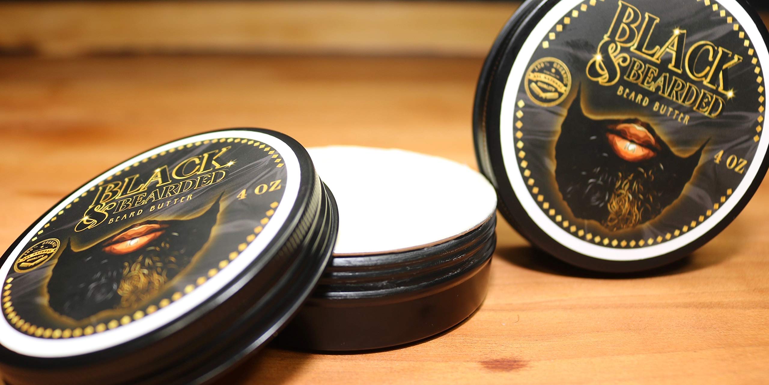 Black & Bearded Beard Butter: Beard Care for Black Men 4oz