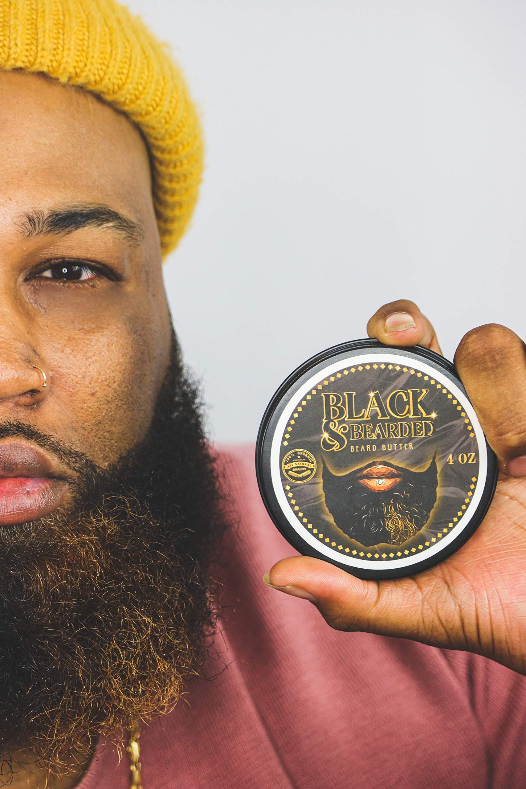 Black & Bearded Beard Butter: Beard Care for Black Men 4oz