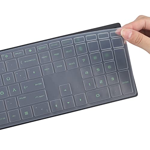 Keyboard Cover for HP Pavilion 27" All in One Desktop HP Pavilion 27-xa0014/27 Xa0055Ng/0370Nd/0076Hk/0010Na, HP Pavilion 24-inch 24-xa0020 Xa0002A Xa0032 xa0013w,HP Pavilion Wireless Keyboard-Clear