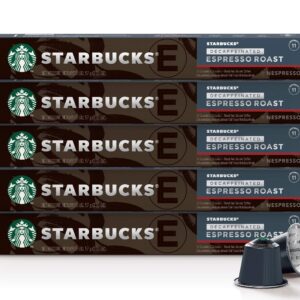 Starbucks by Nespresso Decaf Dark Roast and Medium Roast Pike Place Roast Coffee Capsules (100-count)