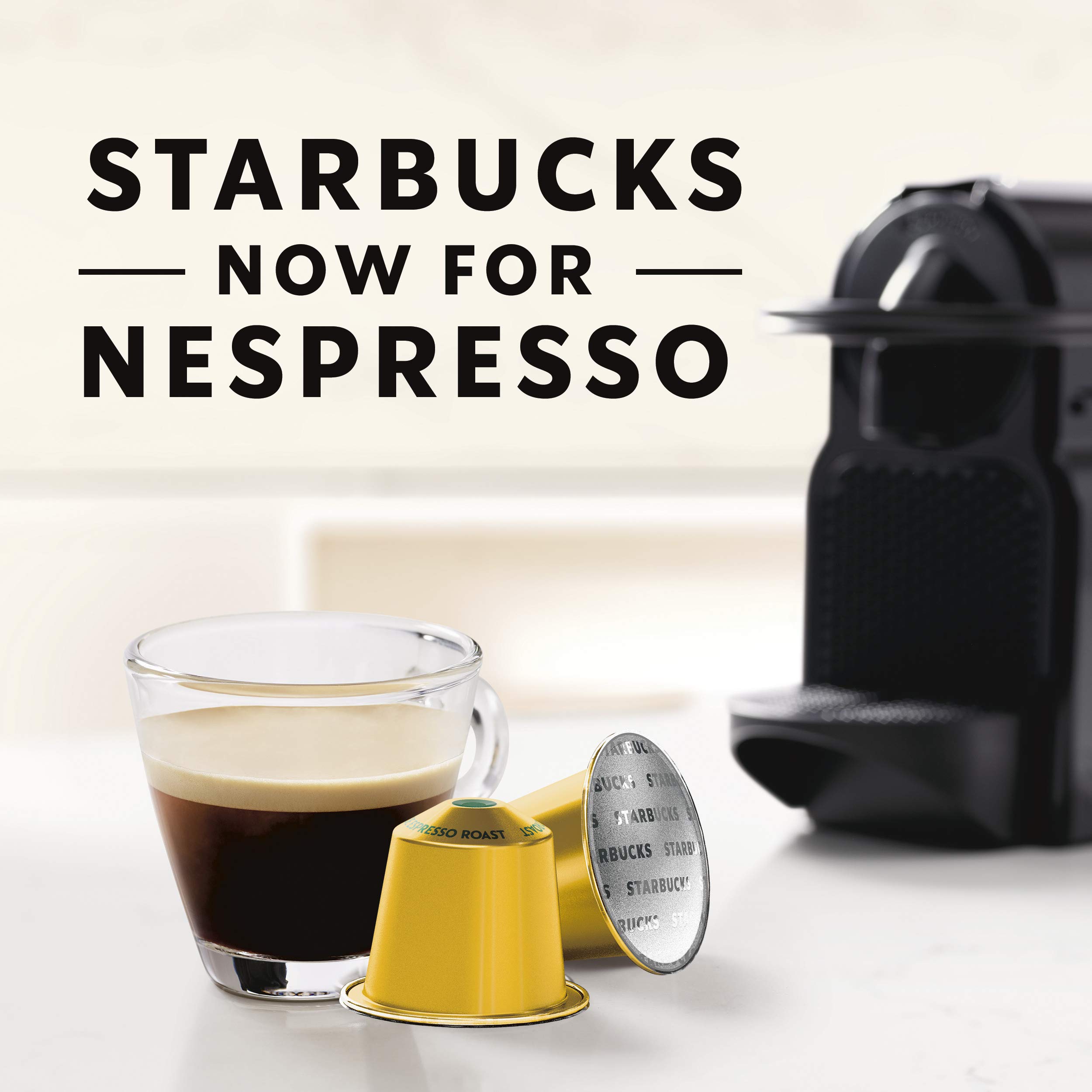 Starbucks by Nespresso Variety Pack Coffee Capsules (50-count) compatible with Nespresso Original Line System