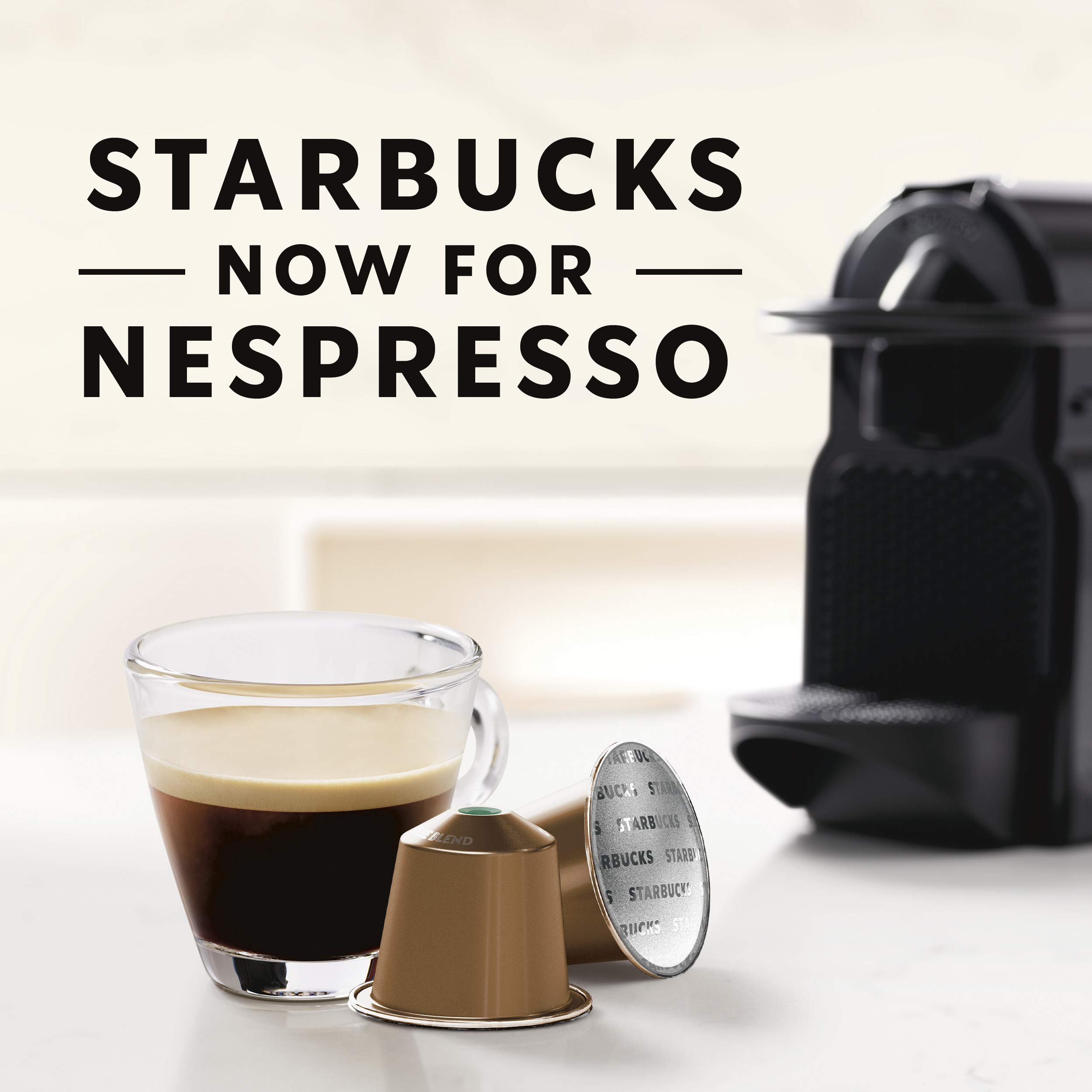 Starbucks by Nespresso Variety Pack Coffee Capsules (50-count) compatible with Nespresso Original Line System