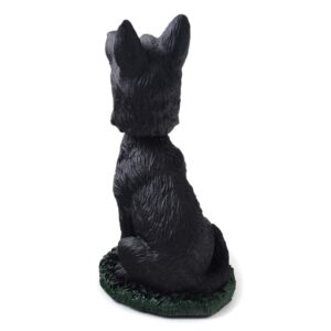 Animal Den German Shepherd Black Dog Bobblehead Figure for Car Dash Desk Fun Accessory