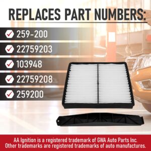 Cabin Air Filter Retrofit Kit - Compatible with Chevy, Cadillac and GMC Vehicles - Silverado, Sierra, Yukon, Tahoe, Suburban, Avalanche, Escalade - Replaces 259-200, 22759203, 103948, 22759208