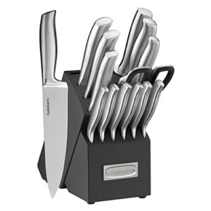 cuisinart c77ss-15pg 15pc german stainless steel hollow handle cutlery block set