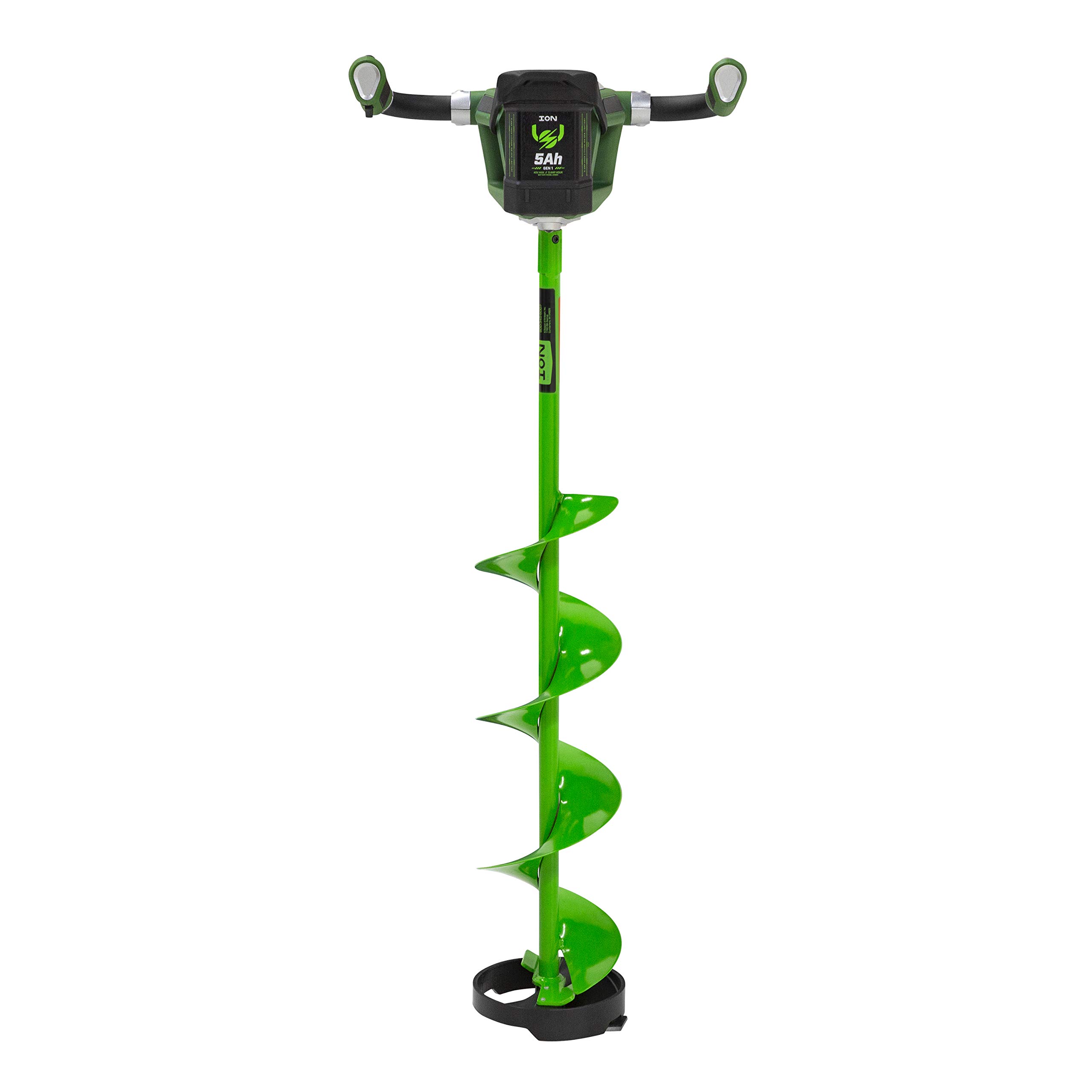 ION 39250 8" R1 Electric Ice Auger, Green/Black