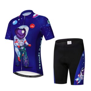 boys cycling jersey sets kids biking top shorts bottom children summer short sleeve bike jersey girls bicycle clothing