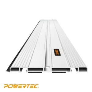 POWERTEC 71572 55" Track Saw Guide Rail for Bosch Track Saw | Extruded Aluminum | Replacement for Bosch Track Saw Track | 1 Pack