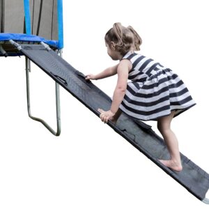 Bounce Down 2-in-1 Universal Trampoline Slide Safety Ladder - Great Accessory for Kids and Toddlers, Trampoline Slide with Handles - Replace 2 Step Ladder with Universal Safe Convenient Stair Slide